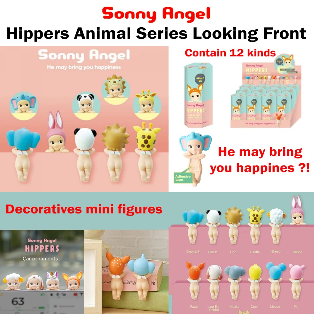 Jual Mainan Action Figure Sonny Angel Hippers Looking Front Animal ...