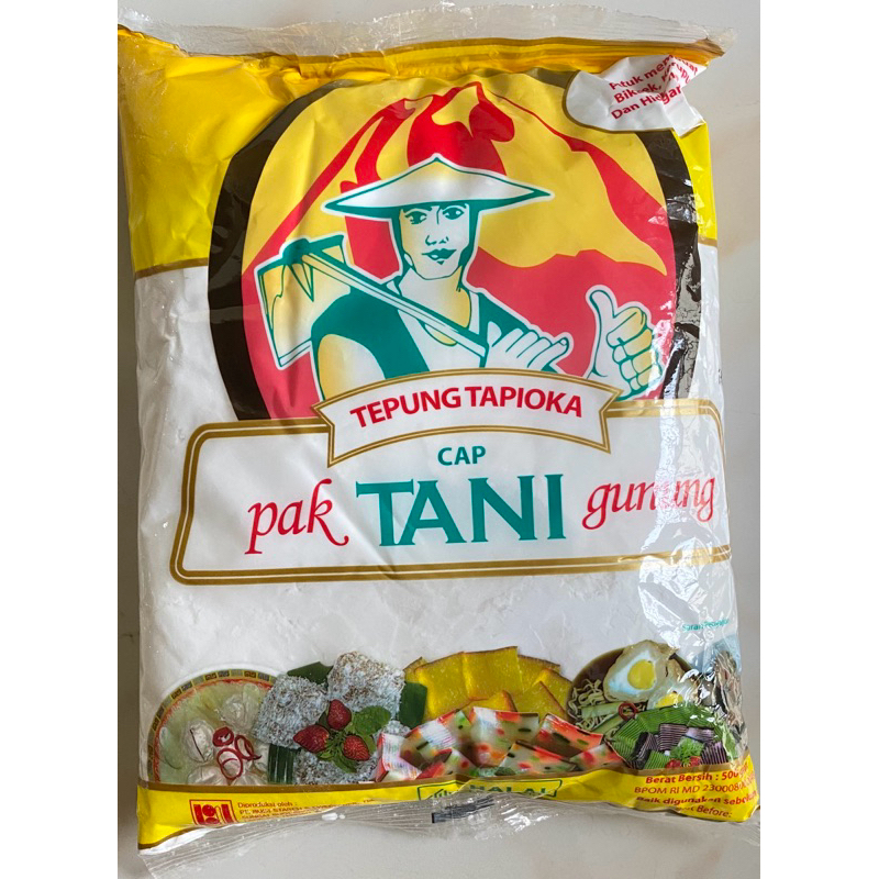 Jual tepung tapioka cap pak tani 500gr | Shopee Indonesia