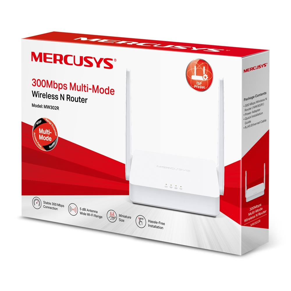 Jual Mercusys MW302R Multi-Mode Wireless N Router 300Mbps | Shopee ...