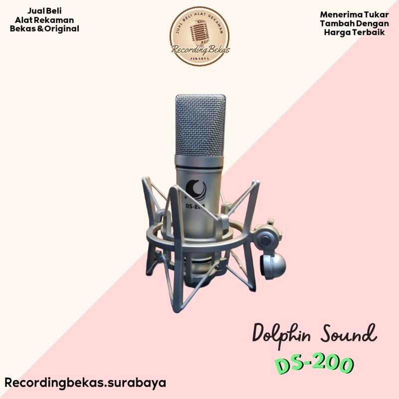 Jual Condenser Microphone Dolphin Sound DS-200 (Bekas) | Shopee Indonesia