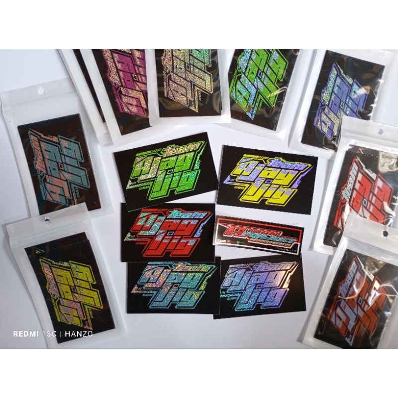 Jual Stiker AJAG IJIG TEAM Hologram Bus Mania (Isi 5 pcs) Warna Random ...