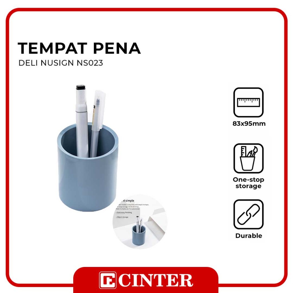 Jual DELI - TEMPAT PULPEN MEJA / PEN HOLDER/ RAK PENSIL NUSIGN NS023 ...