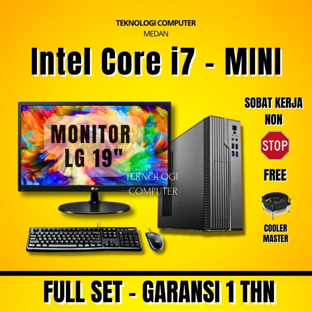Jual Core i7 | Full Set | PC Mini | Komputer CPU PC Rakitan | Basic | Kantoran Admin Sekolah ...