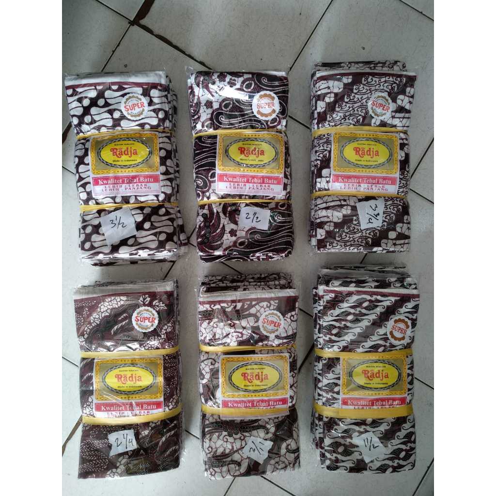 Jual Kain Panjang Batik Batu Gala, DS putih, DS soga dan Radja | Shopee ...