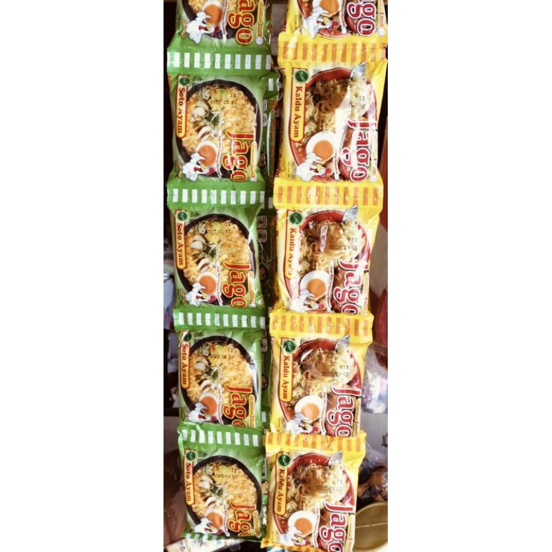 Jual Mie Instan Jago Isi 10 Pcs Mie Jago Berat 36grm Renceng | Shopee ...