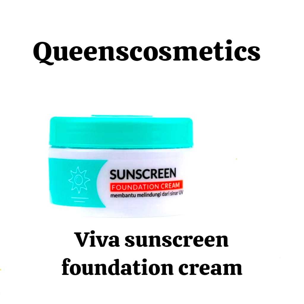 Jual VIVA SUNSCREEN FOUNDATION CREAM UV FILTER 22GR - SUNSCREEN VIVA ...