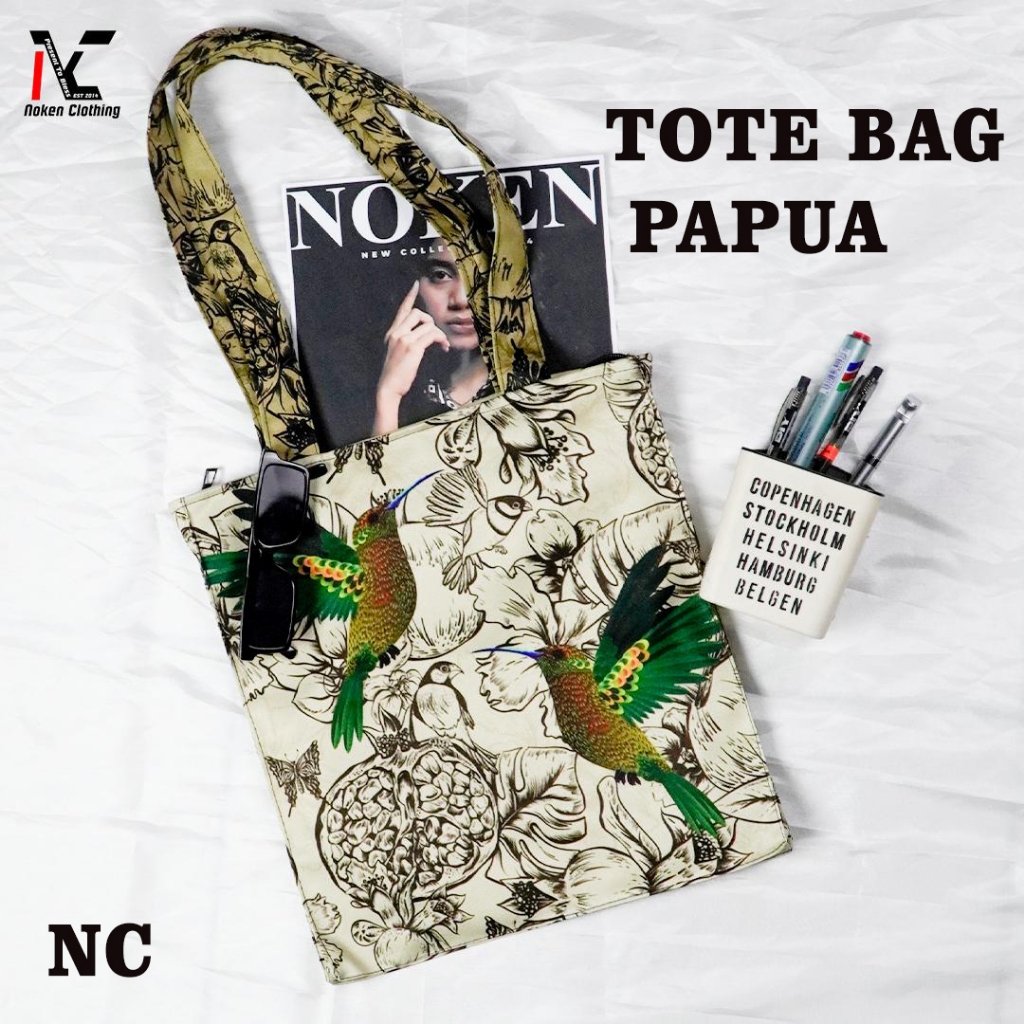Jual TOTE BAG PAPUA COLLECTION PRIA WANITA NOKEN CLOTHING | Shopee ...