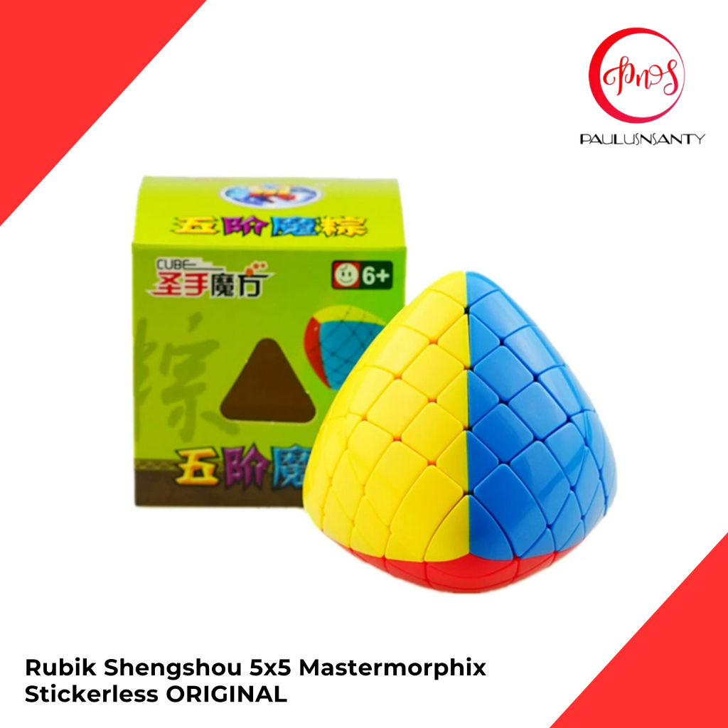 Jual Rubik Shengshou 5x5 Mastermorphix Stickerless ORIGINAL | Shopee ...