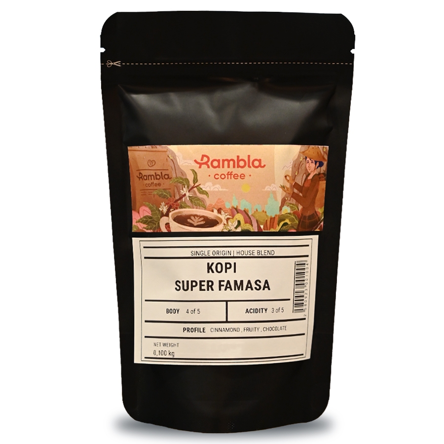 Jual Rambla Coffee - Kopi Super Famasa House Blend 100 Gr | Shopee ...