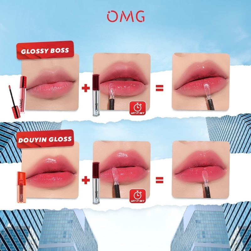 Jual OMG LIP VINYL | OMG Gloss Lip Finish | Lip Gloss OMG Oh My Glam ...