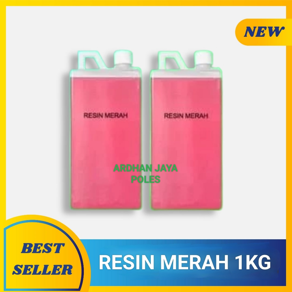 Jual Resin Merah Original Resin Fiberglass Resin - 1kg | Shopee Indonesia