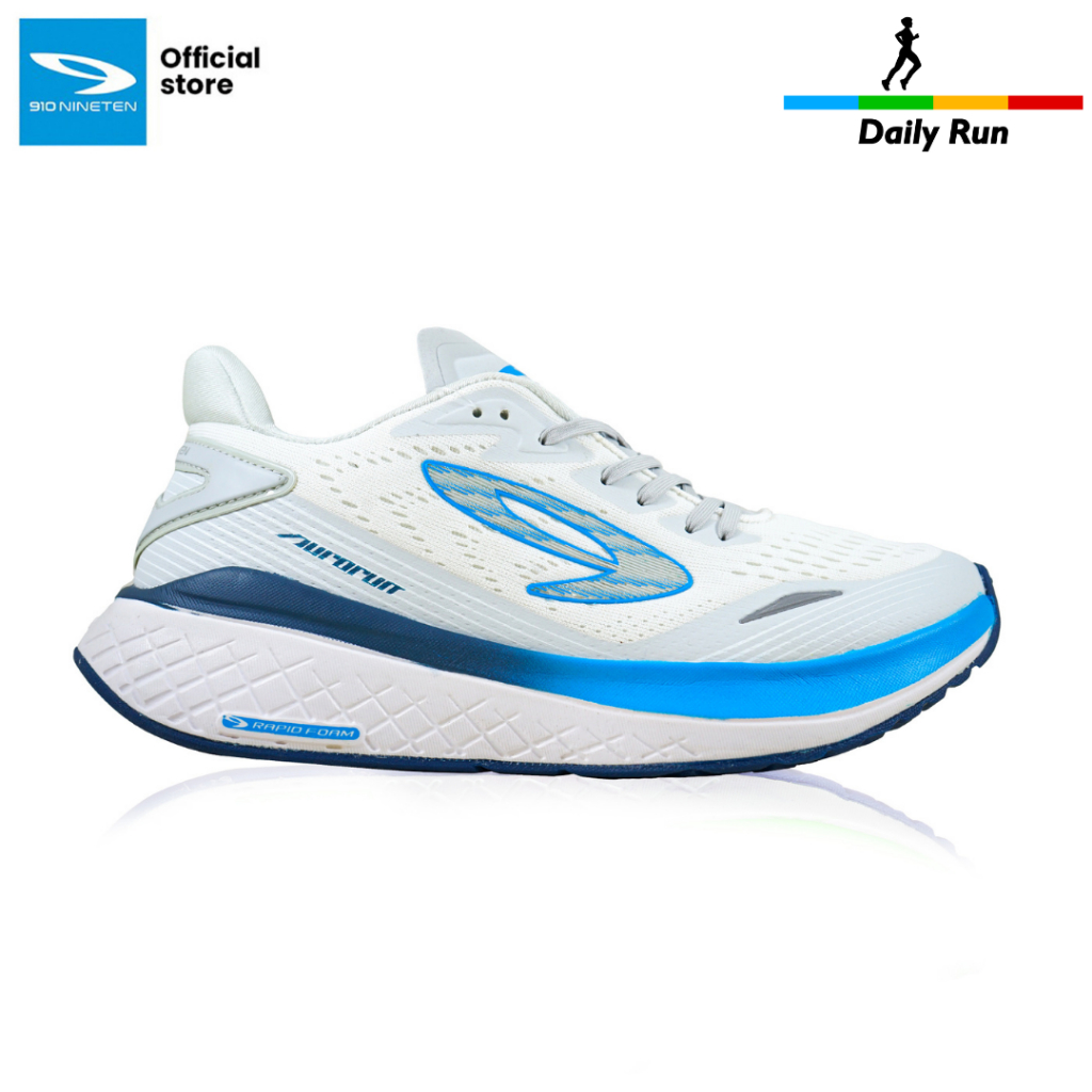 Jual 910 Nineten Aurorun Sepatu Lari - Putih/Navy/Ungu | Shopee Indonesia