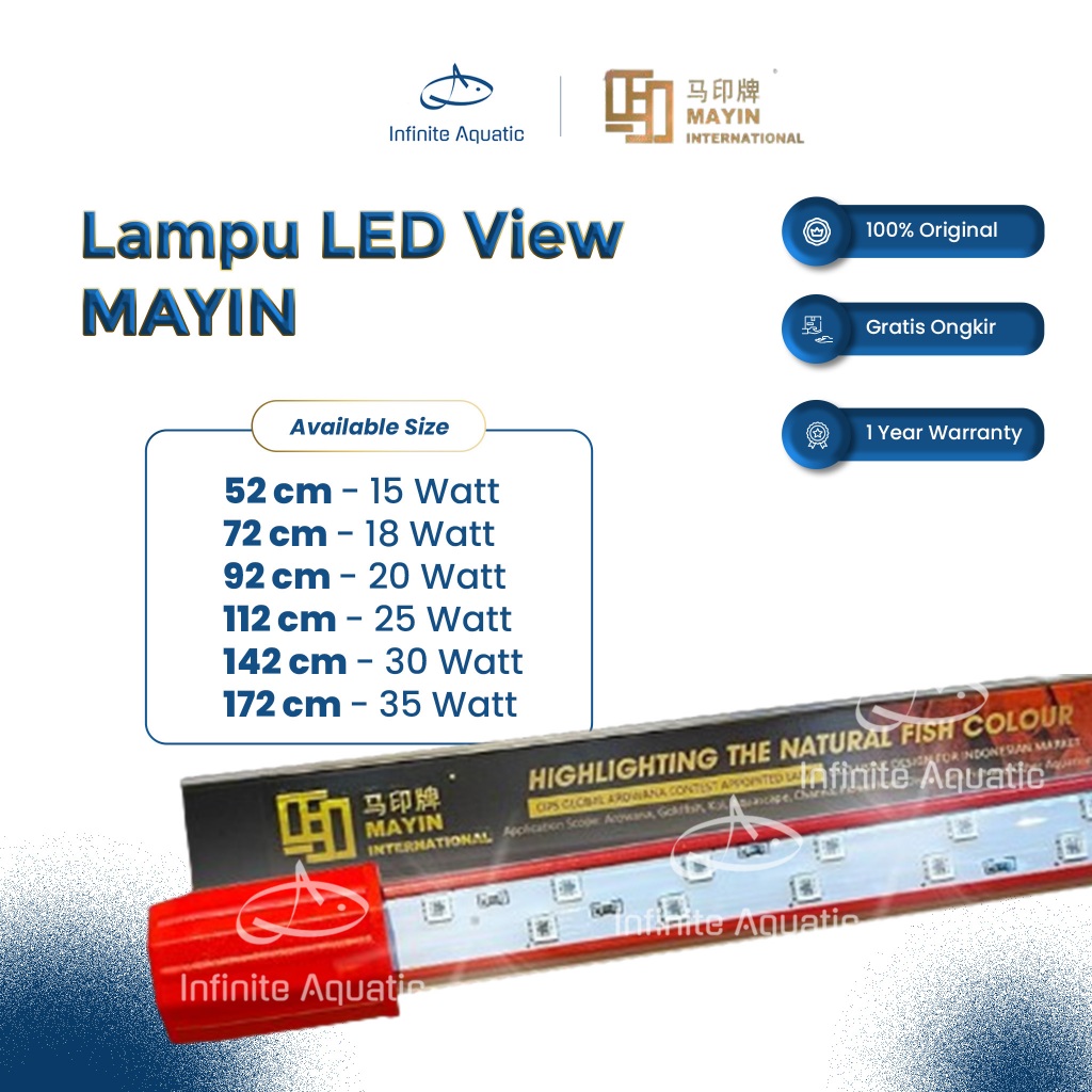 Jual Lampu LED View MAYIN ukuran 172 cm | Shopee Indonesia
