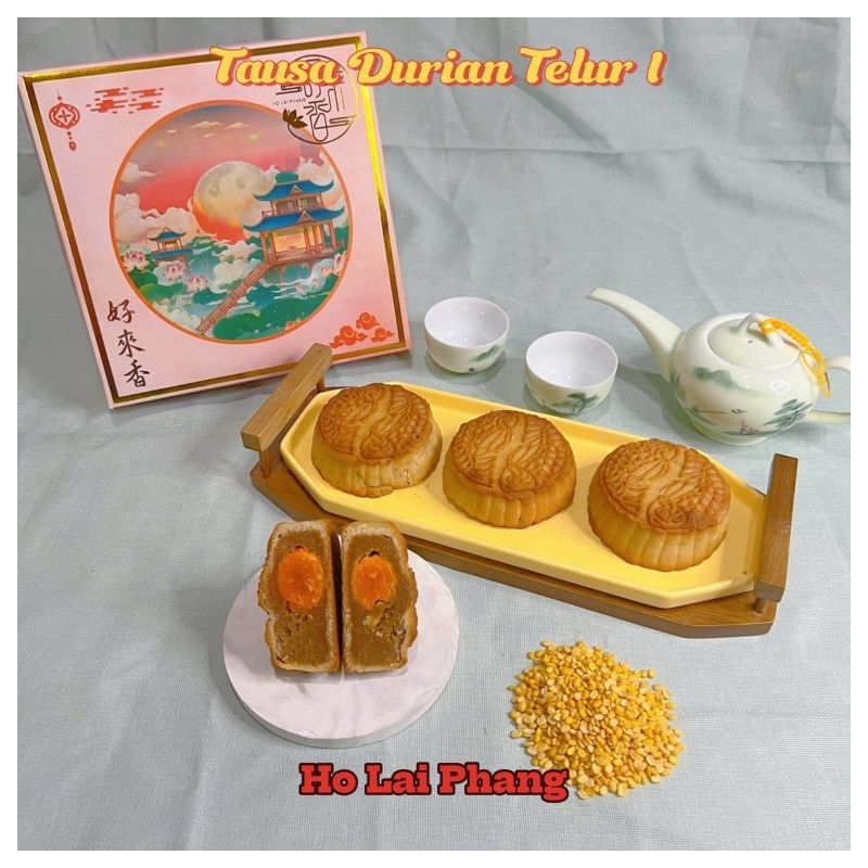 Jual Tausa Durian Telor 1 Ho Lai Phang Traditional Mooncake | Shopee ...