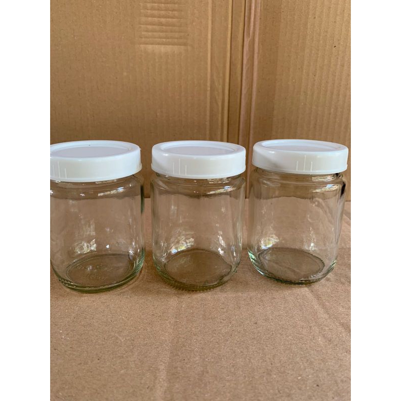 Jual Botol Kaca Jar 250ml / Jar kaca 250 ml / toples selai 250ml ...