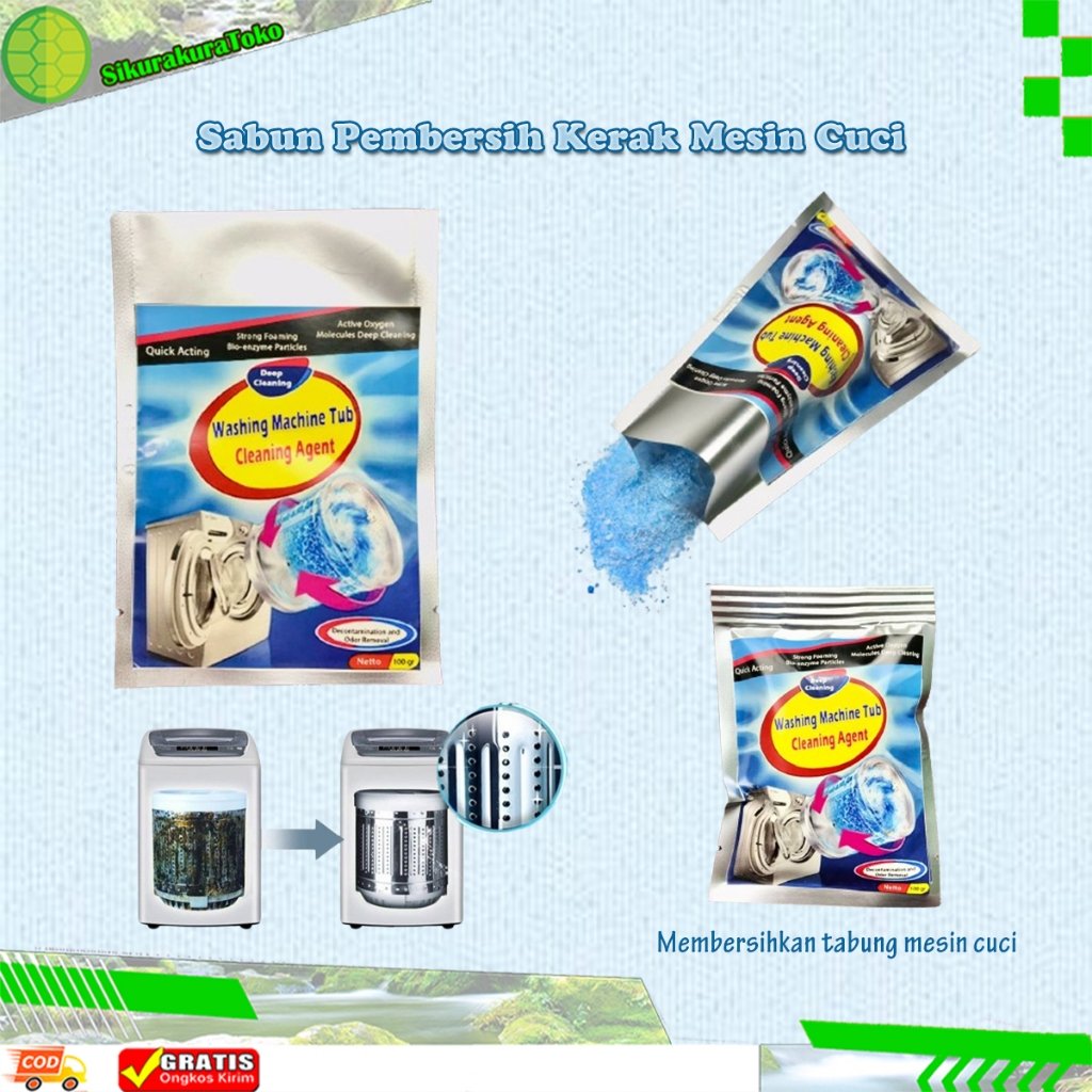 Jual (SKR) Sabun Bubuk Pembersih Tangki Serbuk Mesin Cuci Bukaan Depan ...