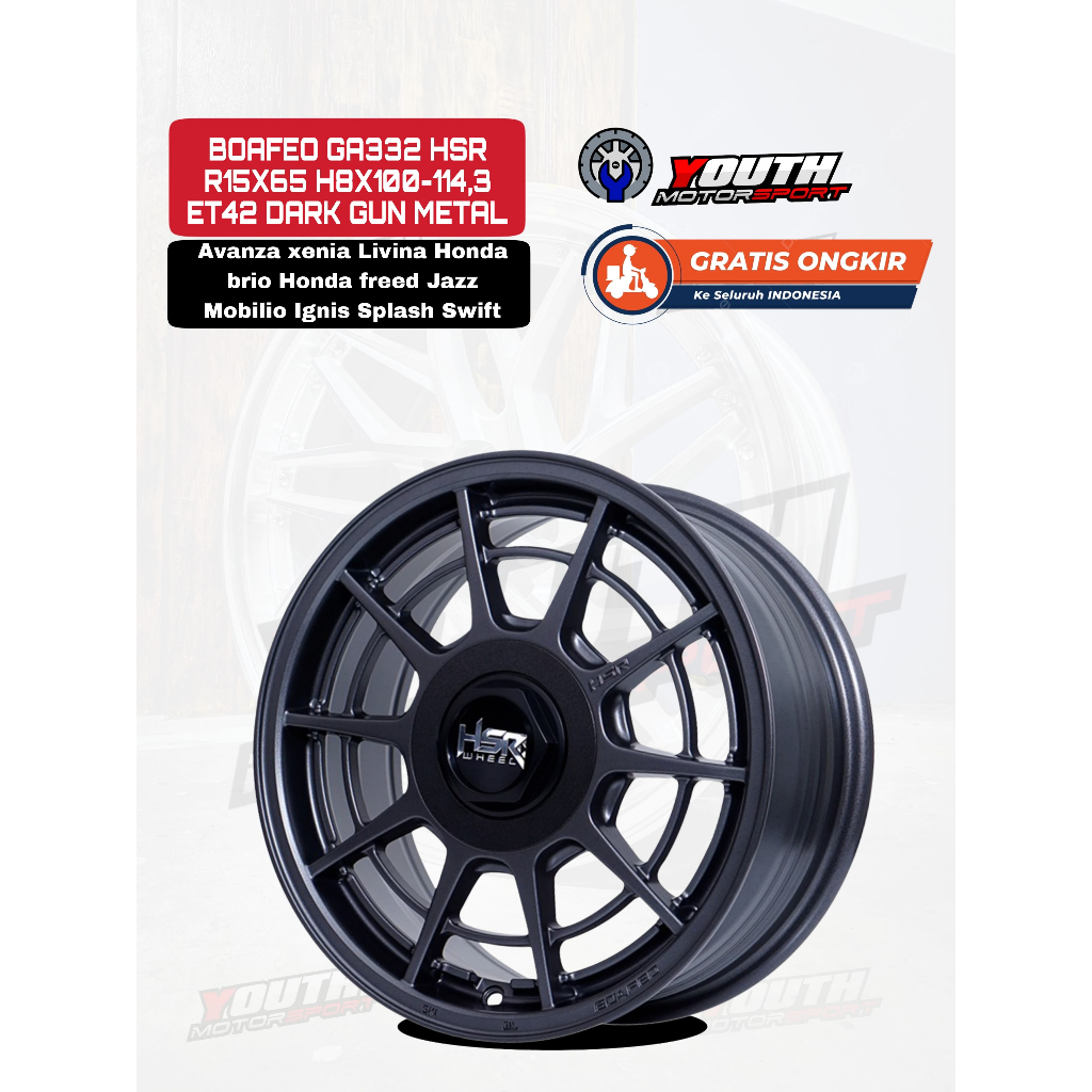 Jual VELG R16 ORIGINAL HSR BOAFEO COCOK UNTUK AVANZA,XENIA,JAZZ,HONDA ...