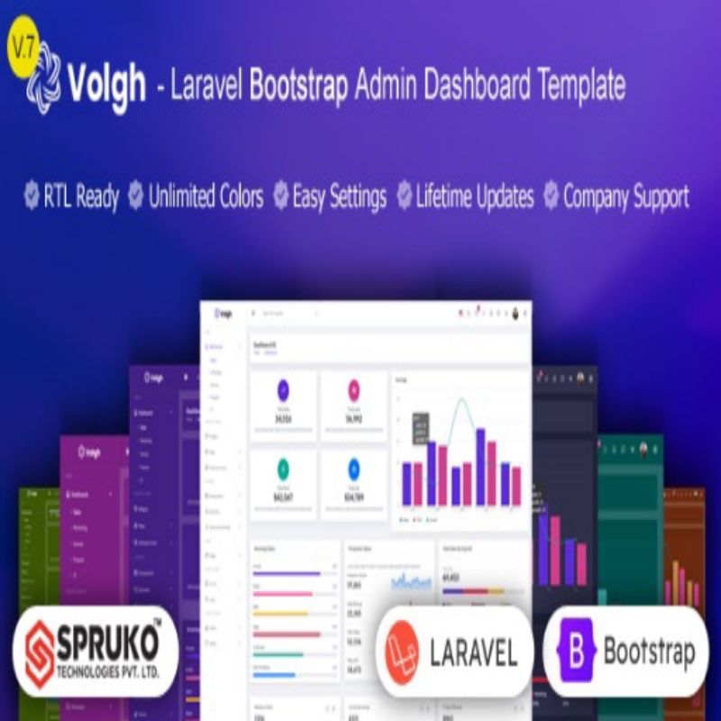 Jual Volgh – Laravel Admin Template | Shopee Indonesia