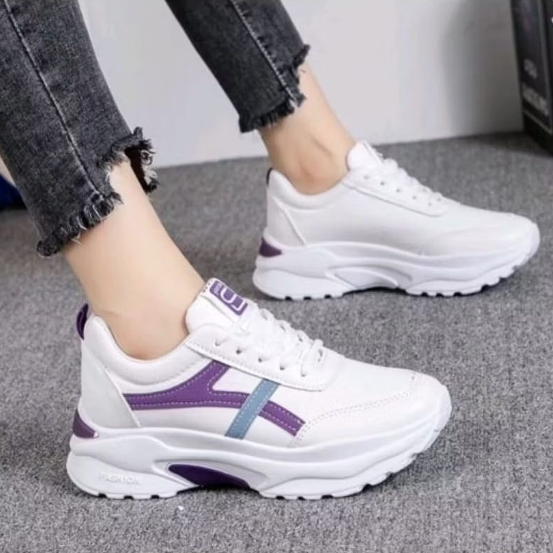 Jual Sepatu Wanita Sneakers Casual Terbaru Ksm Korean style | Shopee ...