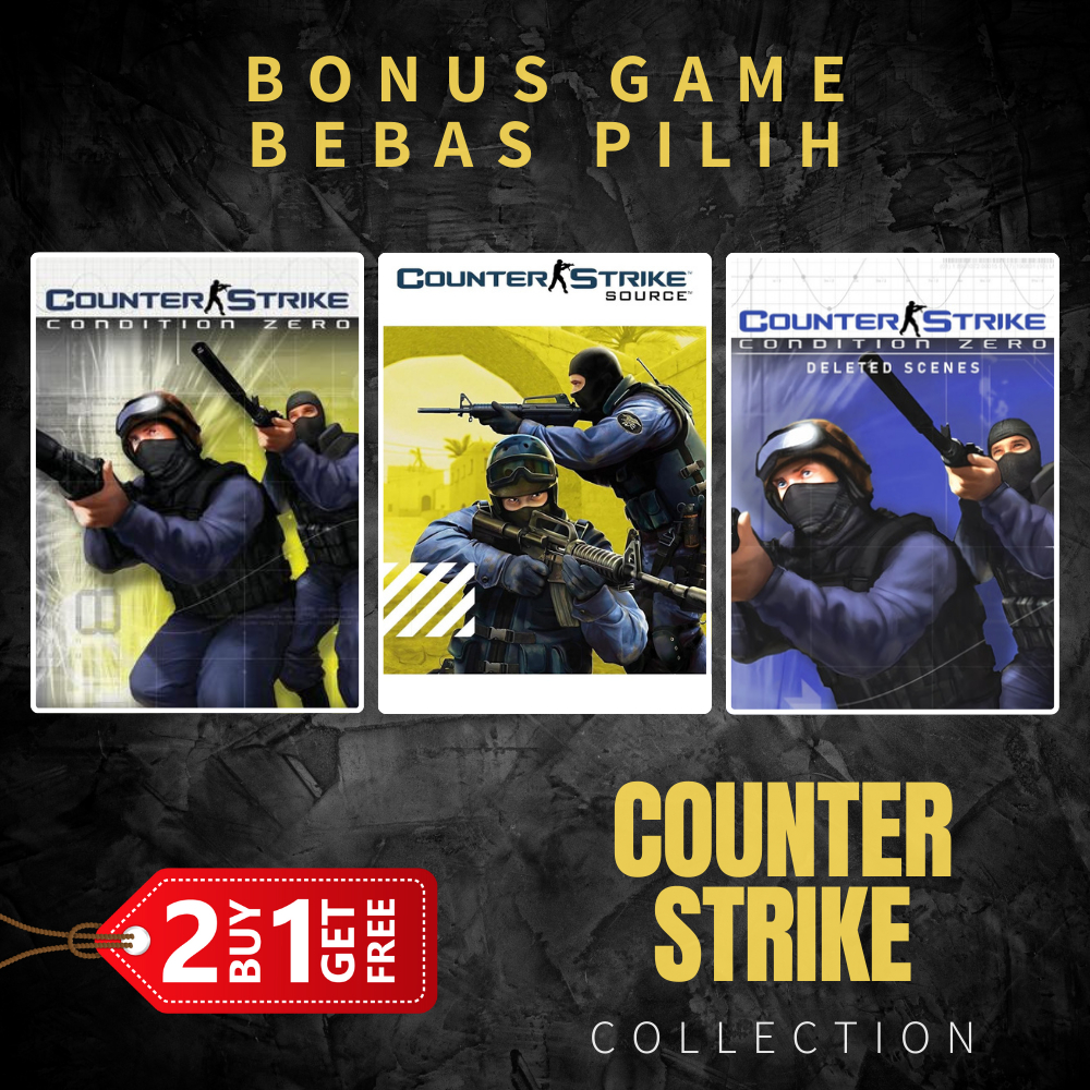 Jual Counter-Strike Collection Series | GAME PC | BELI 2 GRATIS 1 ...