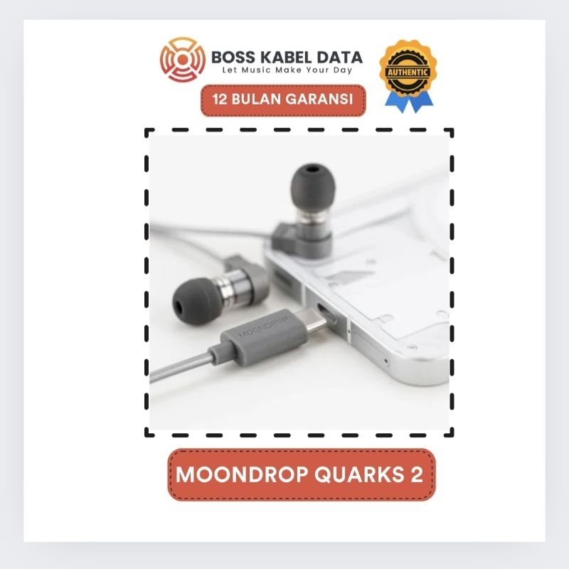 Jual Moondrop Quarks 2 In Ear Monitor With Jack Type C And With Mic ...