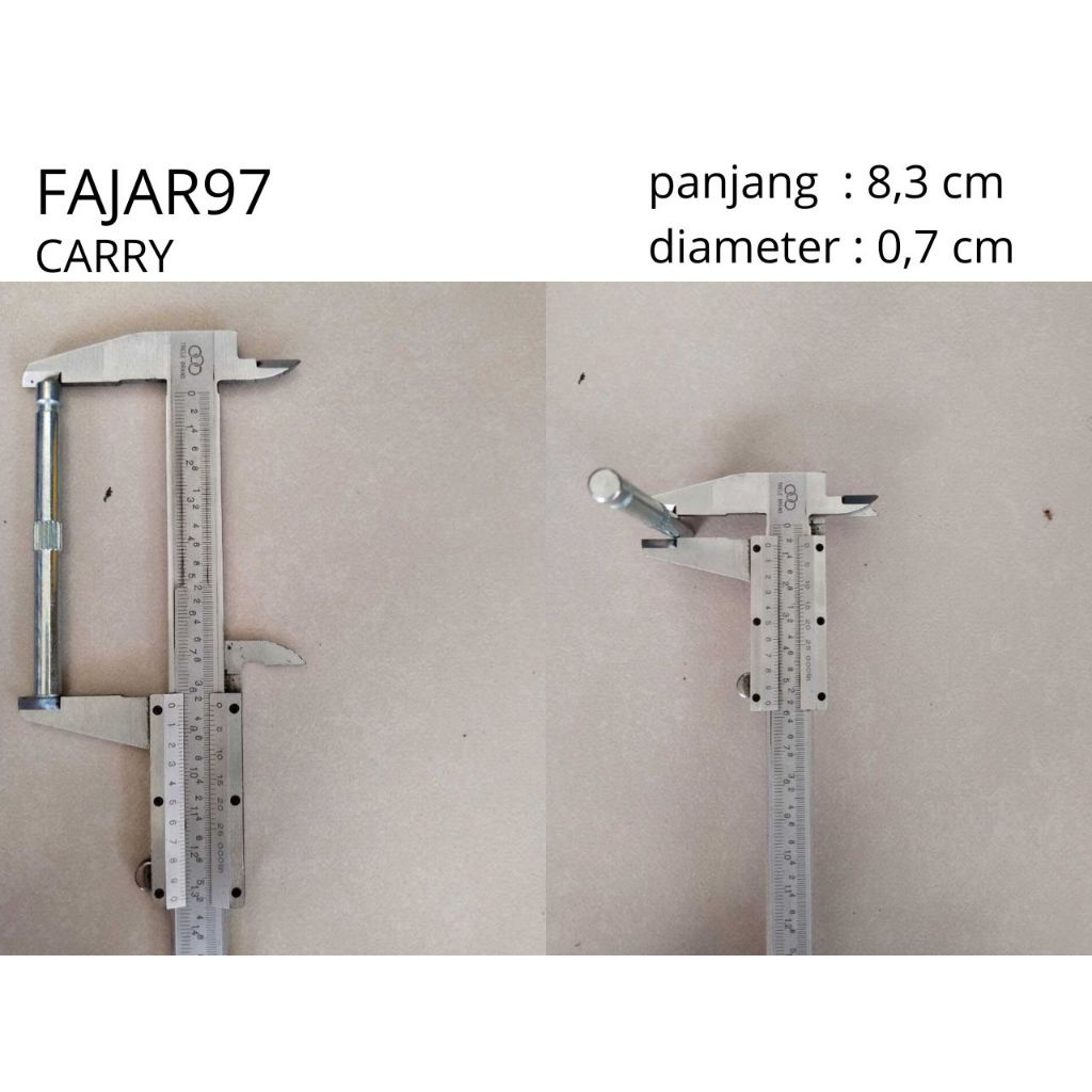 Jual As pen baut engsel pintu mobil panjang/pendek (HARGA PER 2 BIJI ...