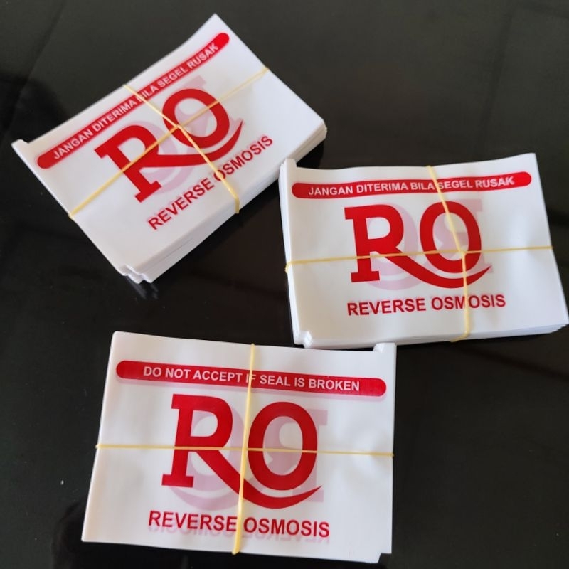 Jual Segel Galon RO Putih Tulisan Merah New 1000 Pcs | Shopee Indonesia