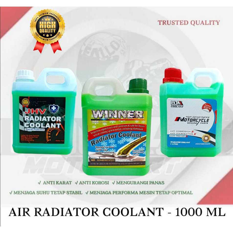 Jual AIR RADIATOR COOLANT [ HIJAU ] - UNTUK SEMUA MOTOR & MOBIL 1000ML ...