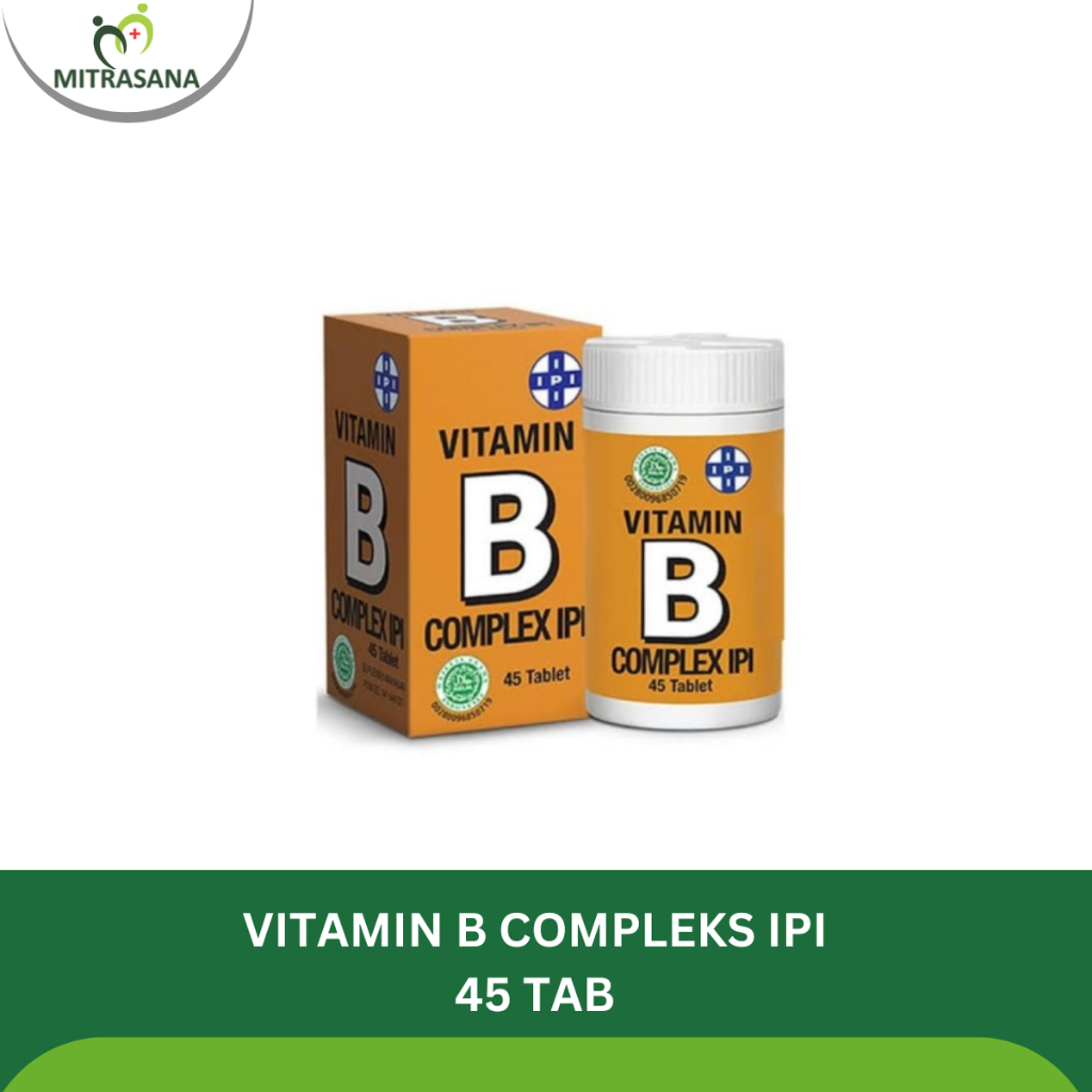 Jual VITAMIN B COMPLEX IPI 45 TAB - Multivitamin B Complex | Shopee ...