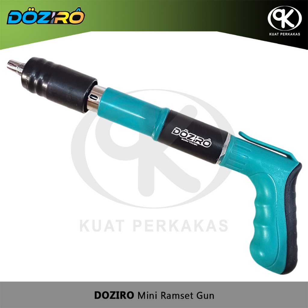 Jual Mini Ramset Gun DOZIRO Alat Tembak Paku Beton Baja Nail | Shopee ...
