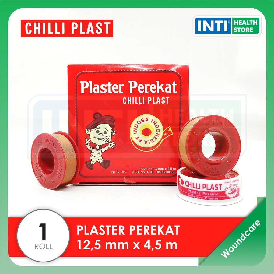 Jual Chilli Plast | Plester Perekat Roll Coklat 1.25 cm x 4.5 m ...