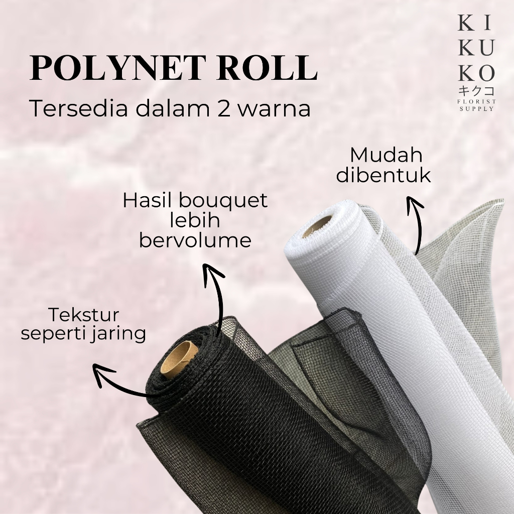 Jual Jaring Korean Tile Roll - 49x10 m - Flower Wrapping Paper | Shopee ...