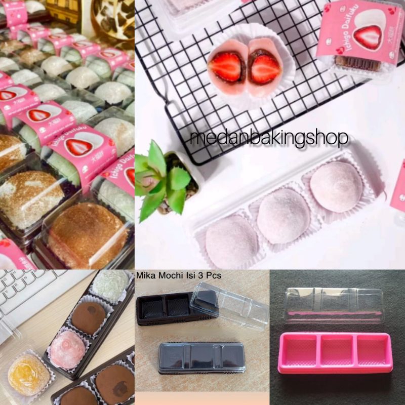 Jual 10pcs Mika Mochi sekat 3/Mika Pie Mooncrispy Moon Crispy Mooncake ...