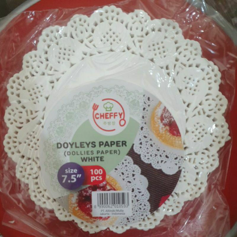 Jual Paper Doyleys 7,5 inch (100 pcs) | Shopee Indonesia
