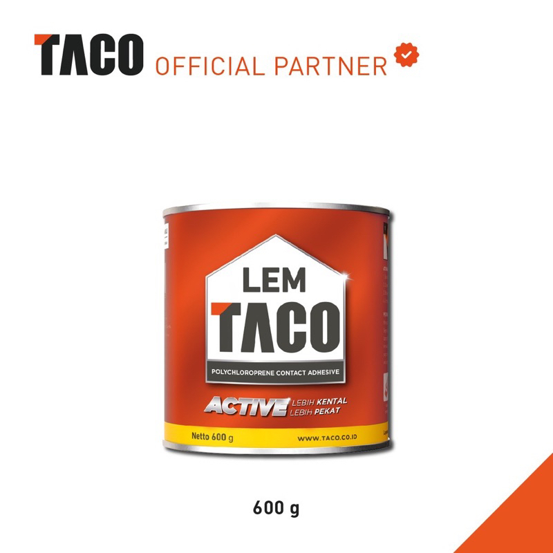 Jual TACO ACTIVE Lem Kuning Active Kemasan Kaleng 600 gram | Shopee ...