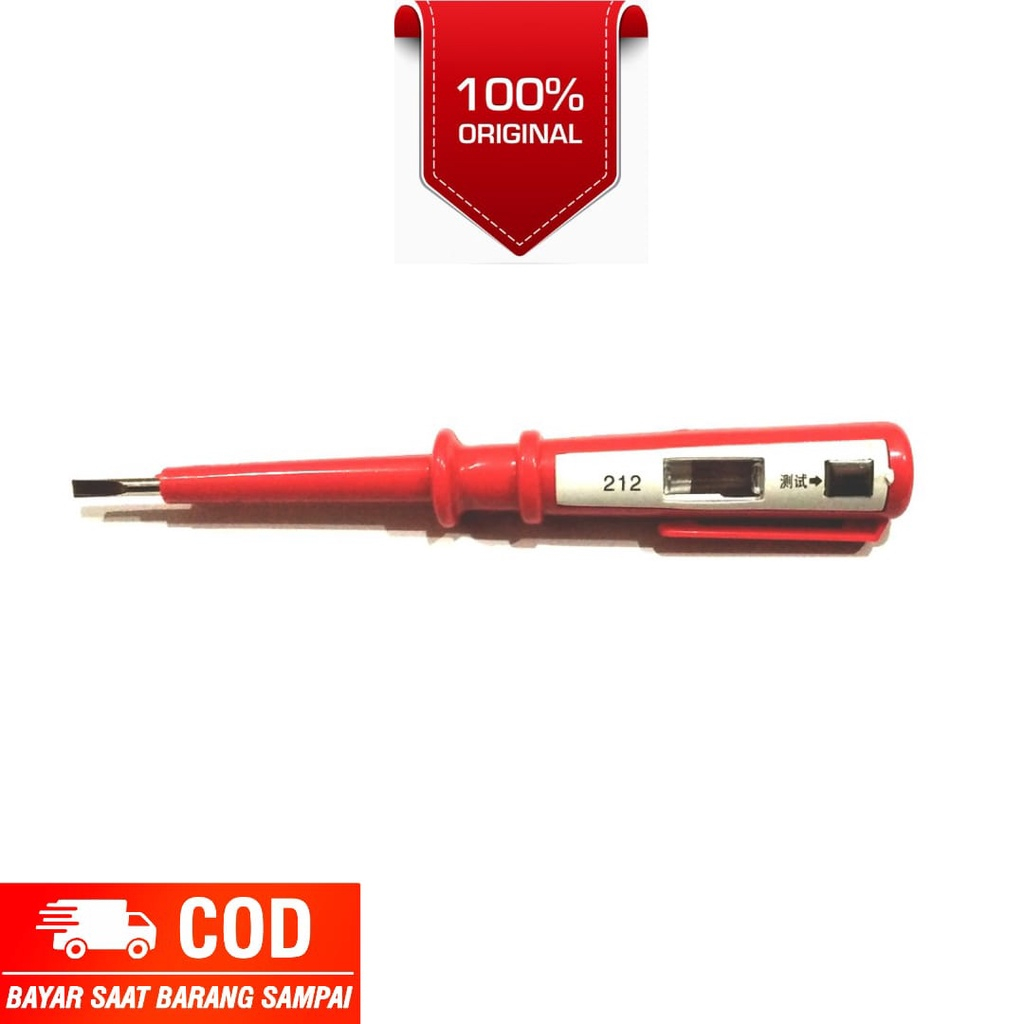 Jual PROMO!!! TESPEN AC OBENG TESPEN PLN Obeng Tespen Listrik | Shopee ...