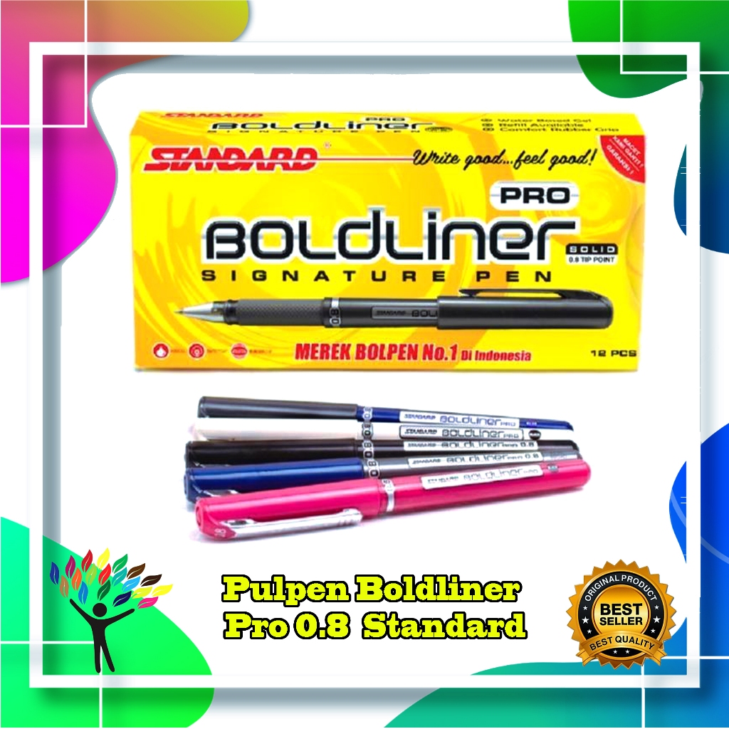 Jual Pulpen Boldliner Pro 0.8 - Standard ORIGINAL | Shopee Indonesia