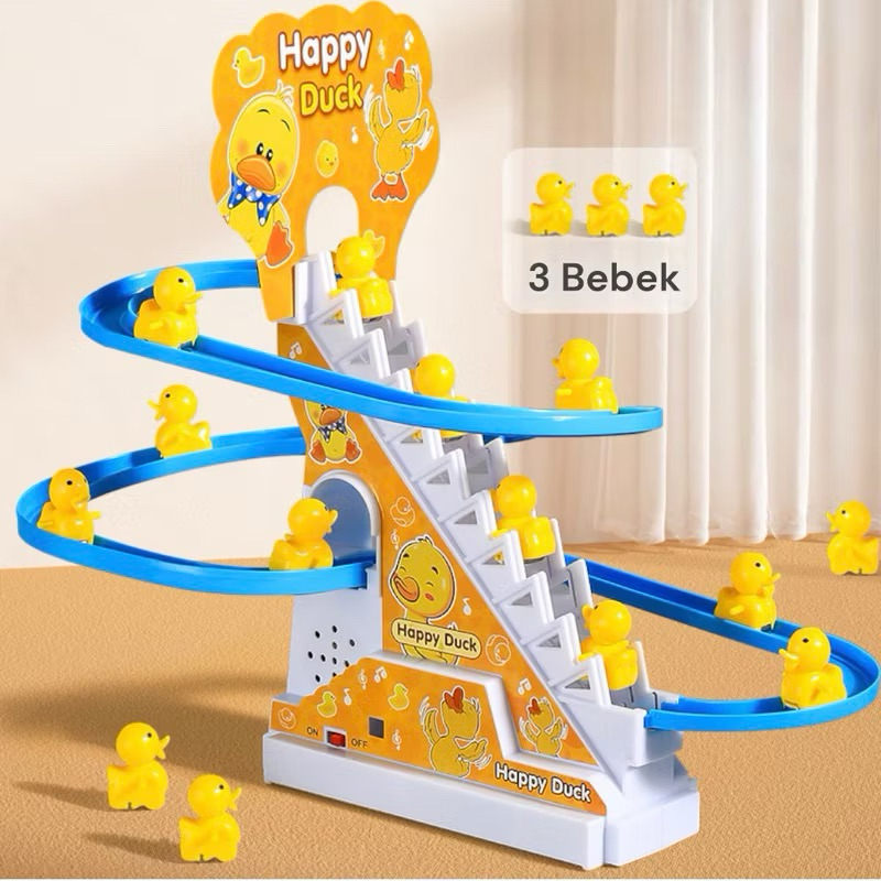 Jual Lare Mainan Bebek Naik Tangga - Mainan Bebek Perosotan - Mainan ...