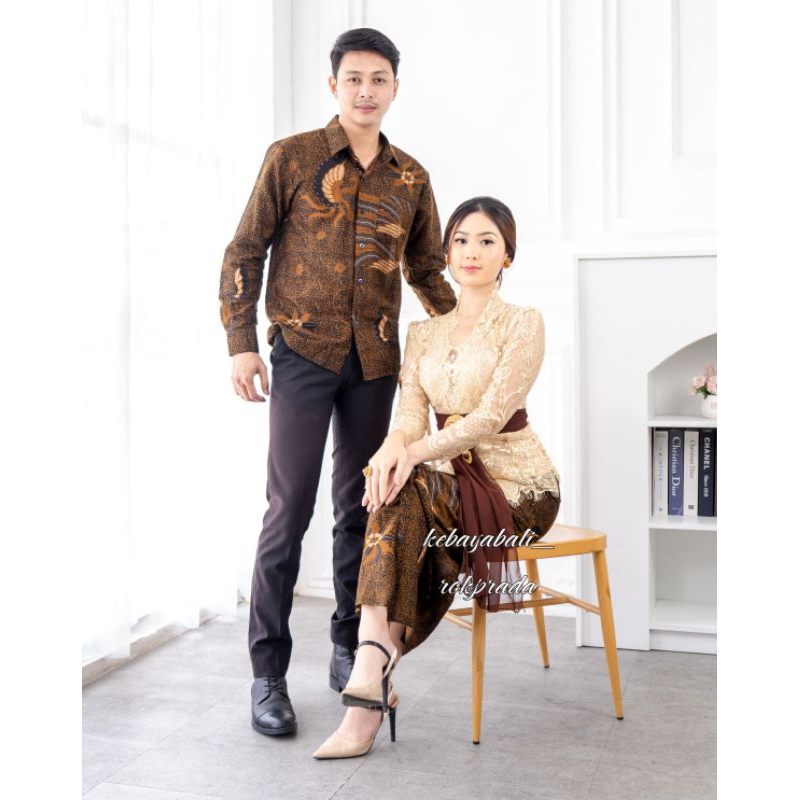 Jual COUPEL BATIK MODERN KEBAYA SKIN GOLD X BATIK KLASIK MUDA | Shopee ...