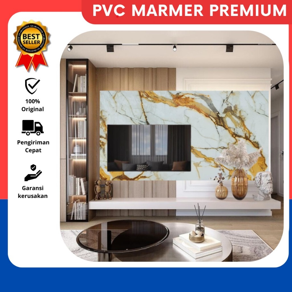 Jual PVC MARBLE Ukuran 1.22m x 2.9m dan 1.22m x 1.45m / PVC marmer ...