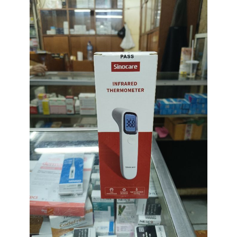 Jual Sinocare Termometer Infrared AET-R1D1 Thermometer Digital | Shopee ...