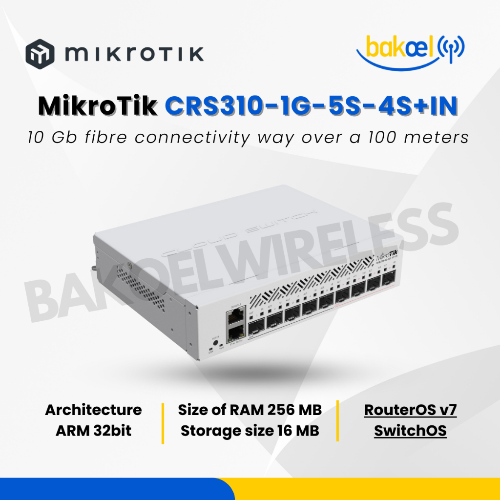 Jual Mikrotik CRS310-1G-5S-4S+IN CRS310 1G 5S 4S+IN Router Cloud Core | Shopee Indonesia