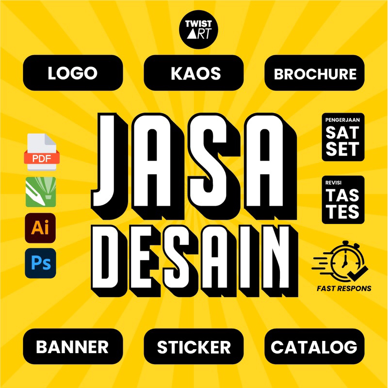 Jual Jasa desain super banner, logo, sticker, kemasan, catalog dll ...
