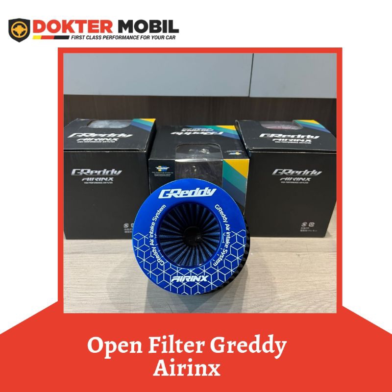 Jual Filter Udara Greddy / Open Filter Greddy Airinx 3 inch Biru ...