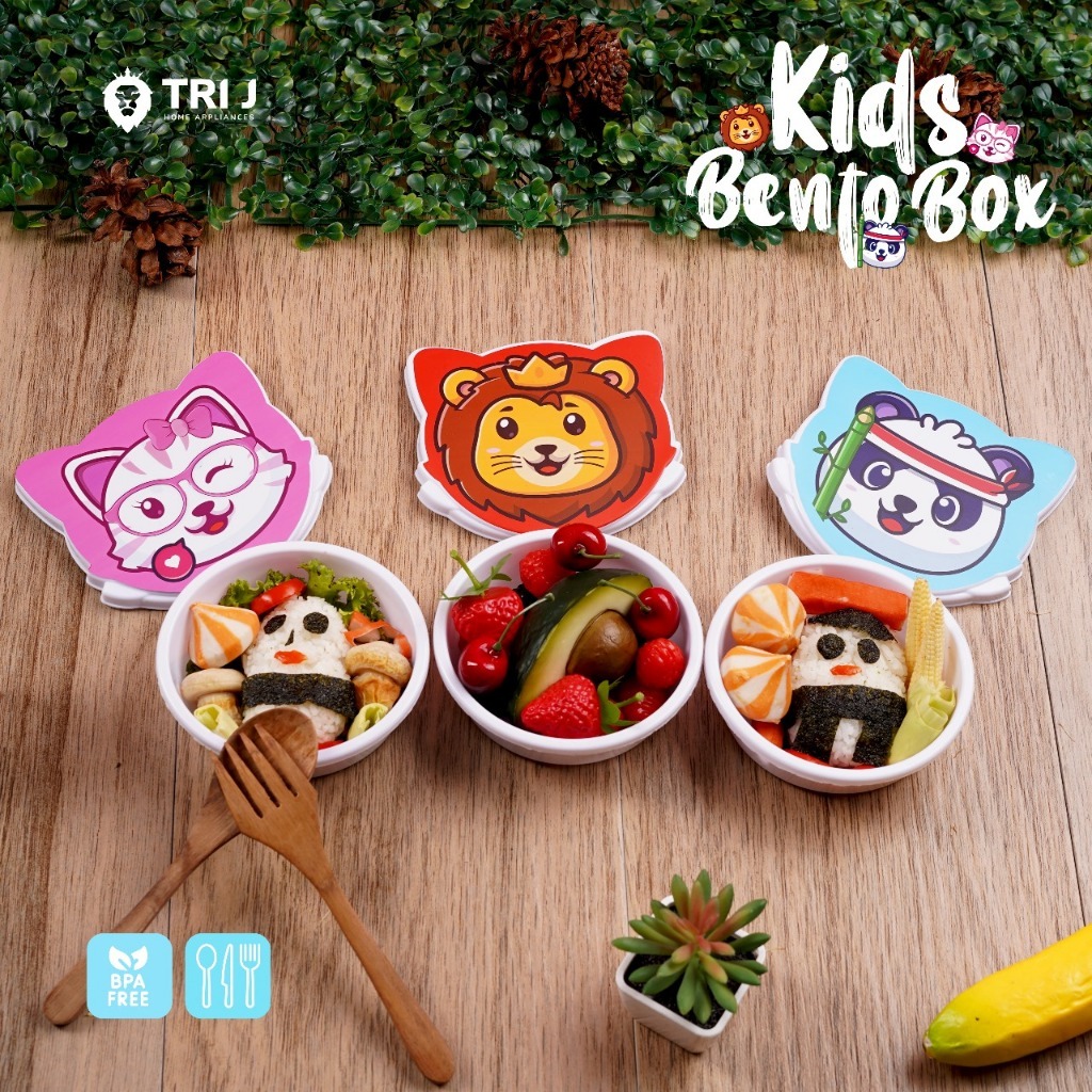 Jual KOTAK BEKAL ANAK LUCU/ KIDS BENTO BOX/ LUNCH BOC ANAK/ KOTAK MAKAN ANAK /SOUVENIR ANAKTRI J ...