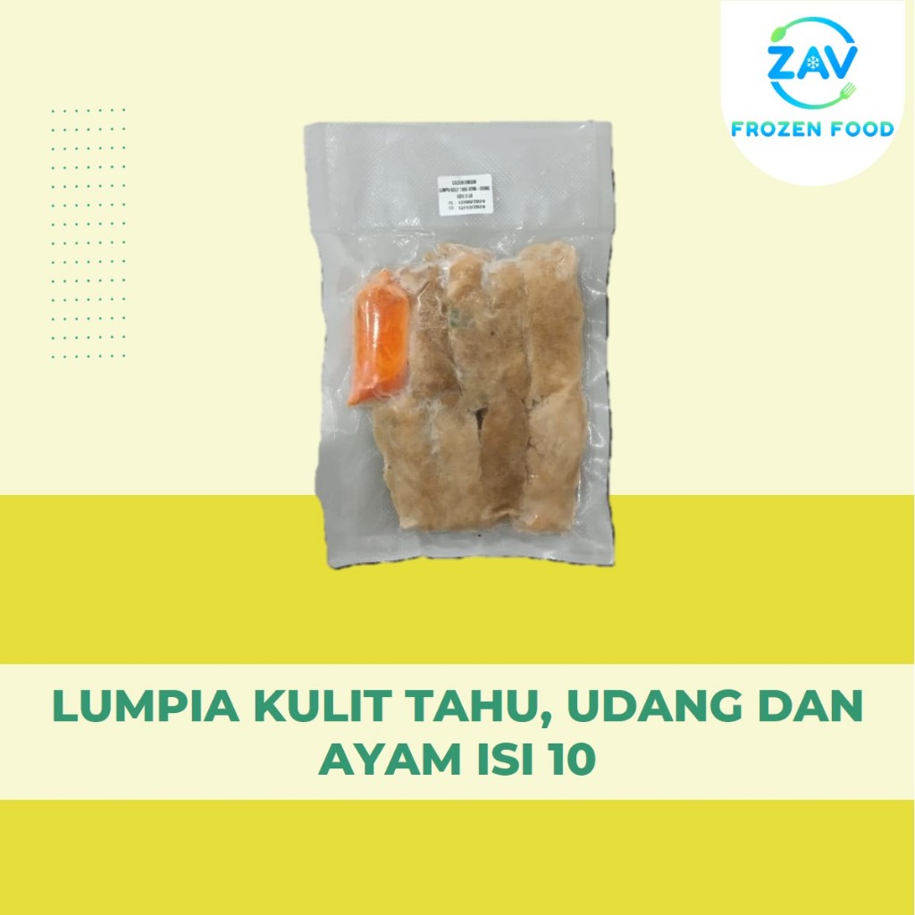 Jual LUMPIA KULIT TAHU, UDANG DAN AYAM ISI 10 | Shopee Indonesia