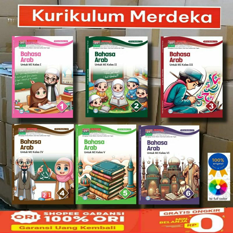 Jual Buku KMA 450 Mi - Bahasa Arab Kelas 1,2,3,4,5,6 Penerbit PT Global Offset Sejahtera ...