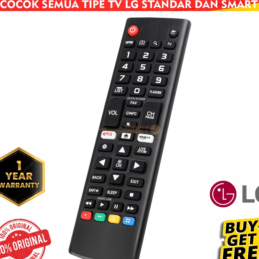 Jual Boom Remote LG Remote LG Smart TV Remote LG Standard Orinal 1 ...