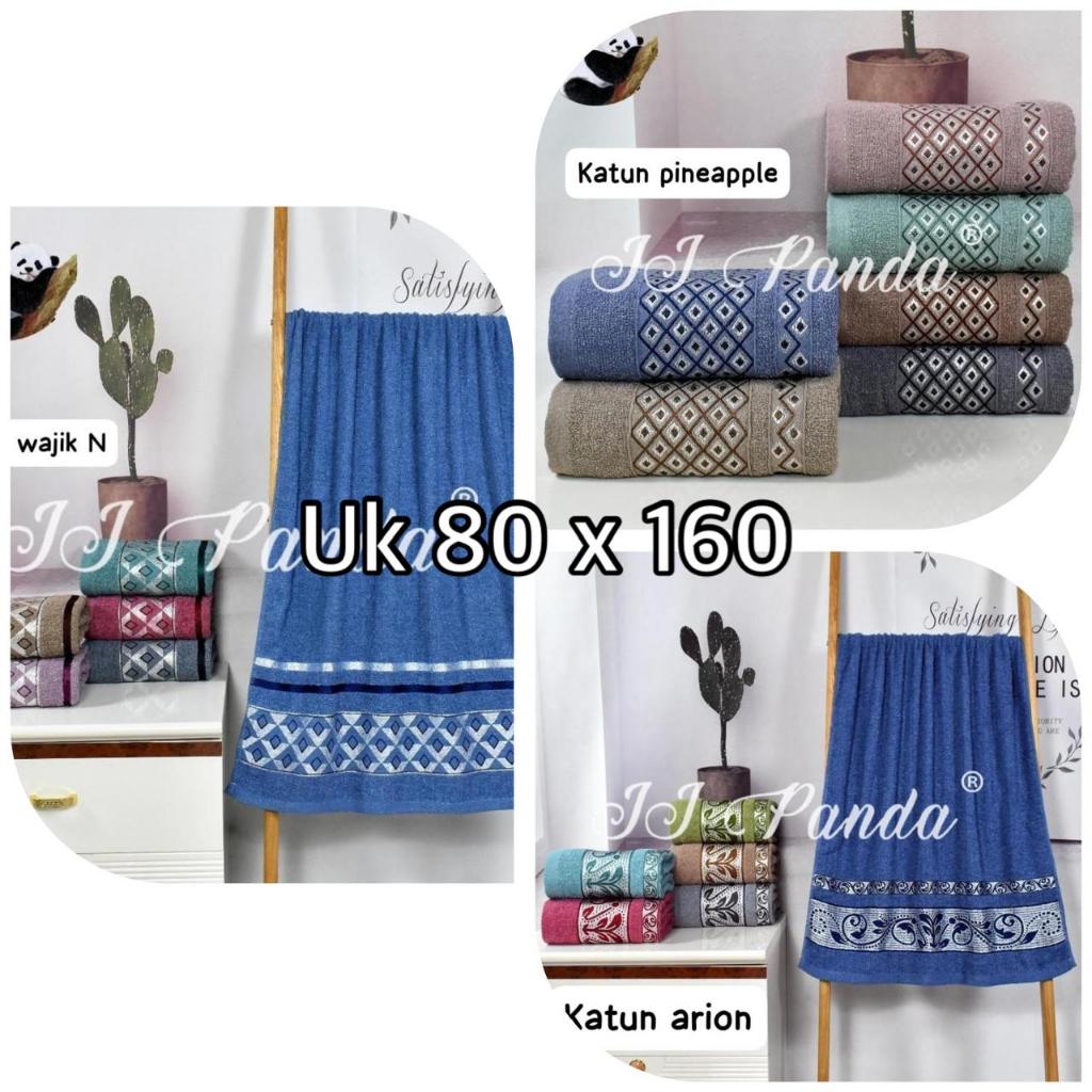 Jual LIVE - (Isi 1 Pcs) Handuk Pantai JJ Panda Ukuran 80 X 160 Bahan ...