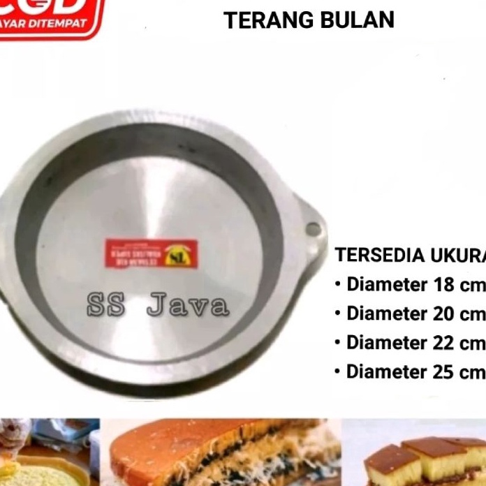 Jual Eksklusif Cetakan mabak manis loyang mabak manis ukuran 18 cm 2 cm ...